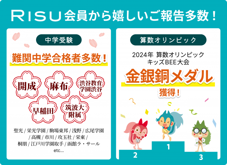 「1位はRISU生」が全国で広がる！1位を獲得したRISU会員が100名を突破しました | RISU Japan株式会社 プレスリリース-